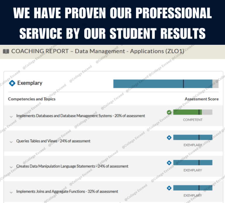 WGU D427 - How to Pass Data Management Applications Quick